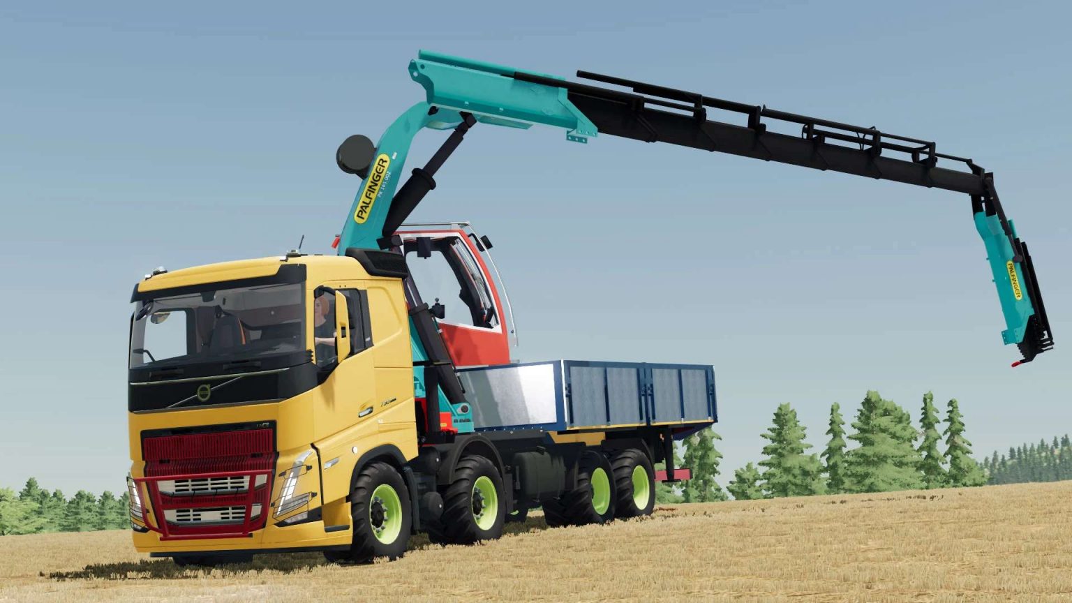 Volvo FH Truck with Palfinger Crane v1.0 FS22 Mod | Farming Simulator ...