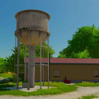 Water Tower v1.0 FS22 Mod | Farming Simulator 22 Mod