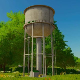 Water Tower v1.0 FS22 Mod | Farming Simulator 22 Mod