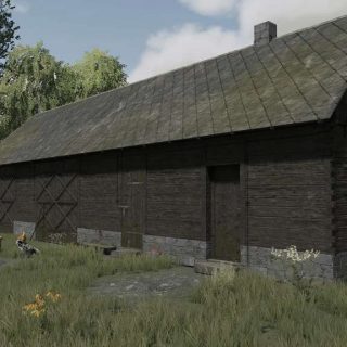 Wooden Buildings Pack v1.0 FS22 Mod | Farming Simulator 22 Mod