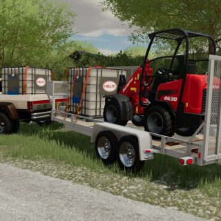 2 Axle Mower Trailer v1.0 FS22 Mod | Farming Simulator 22 Mod