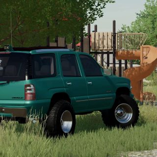 2002 Chevy Tahoe v1.0 FS22 Mod | Farming Simulator 22 Mod