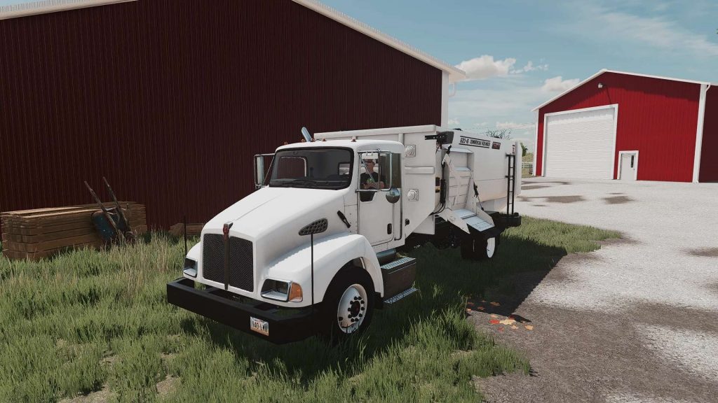 2004 Kenworth T300 Feedtruck v1.0 FS22 Mod | Farming Simulator 22 Mod