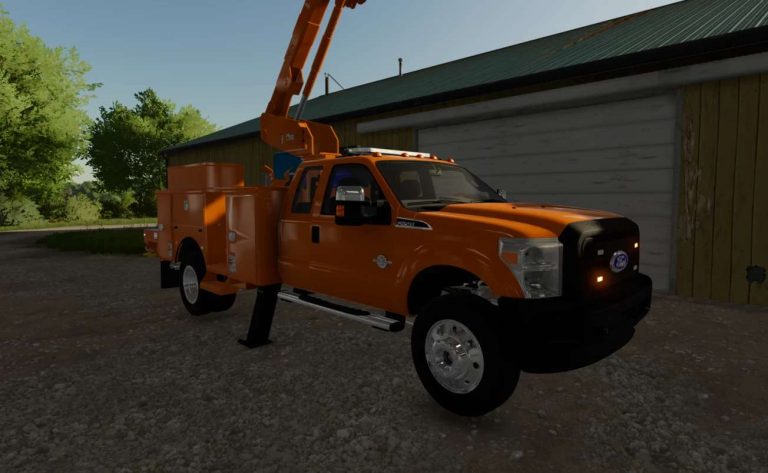 2011 Ford CraneBed v1.0 FS22 Mod | Farming Simulator 22 Mod