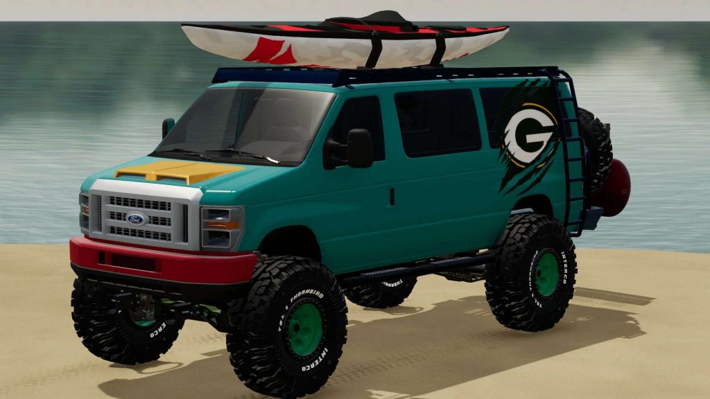 2016 Ford E350 v1.0 FS22 Mod | Farming Simulator 22 Mod