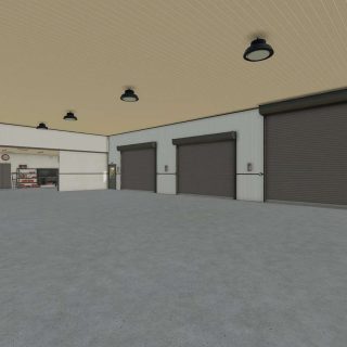 3 Stars Garage WITH WORKSHOP AREA v1.0 FS22 Mod | Farming Simulator 22 Mod