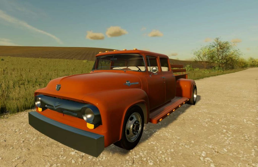 54 Ford Custom v1.0 FS22 Mod | Farming Simulator 22 Mod