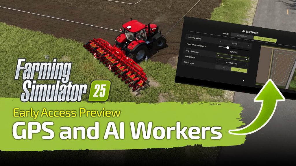 FS25 Gameplay with GPS and AI Workers | Farming Simulator 25