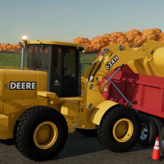 AJ Deere Wheel Loader Pack v1.0 FS22 Mod | Farming Simulator 22 Mod
