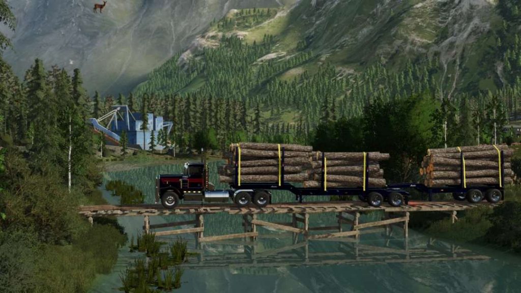 Arctic BT 635D Log Trailers v1.0 FS22 Mod | Farming Simulator 22 Mod