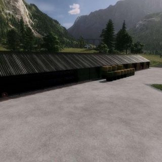 Automatic Bale Shed v1.0 FS22 Mod | Farming Simulator 22 Mod
