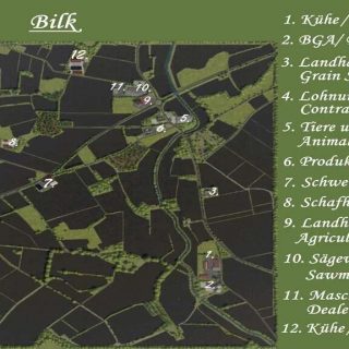 Bilk Map v1.1 FS22 Mod | Farming Simulator 22 Mod