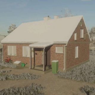 Brick Polish House v1.0 FS22 Mod | Farming Simulator 22 Mod