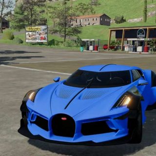 Bugatti La Voiture Noire v1.0 FS22 Mod | Farming Simulator 22 Mod
