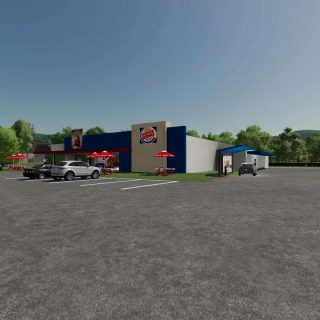 Burger King Placeable v1.0 FS22 Mod | Farming Simulator 22 Mod