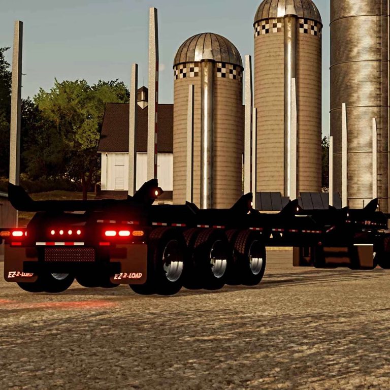 BWS ez2Load Log Trailer v1.0 FS22 Mod | Farming Simulator 22 Mod