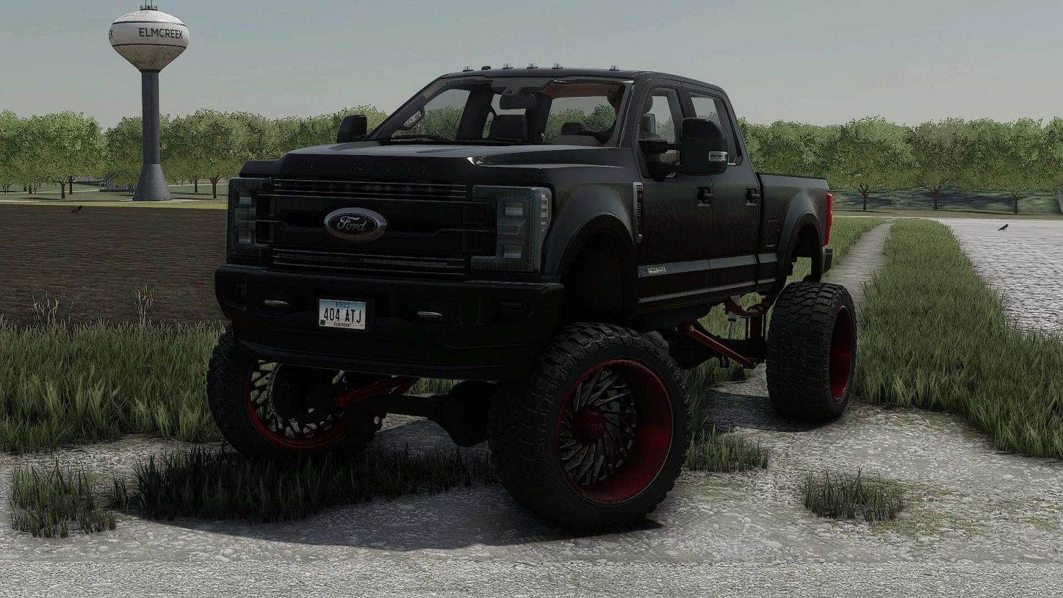 C-Boys TV Sema Ford Red v1.0 FS22 Mod | Farming Simulator 22 Mod