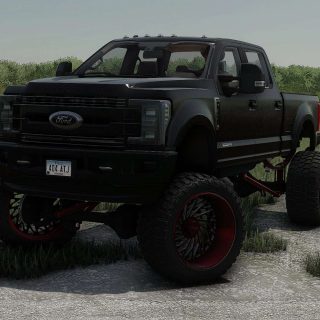 C-Boys TV Sema Ford Red v1.0 FS22 Mod | Farming Simulator 22 Mod