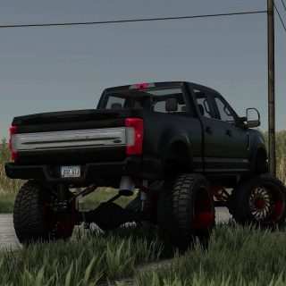 C-Boys TV Sema Ford Red v1.0 FS22 Mod | Farming Simulator 22 Mod