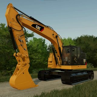 Cat 335F v1.0 FS22 Mod | Farming Simulator 22 Mod