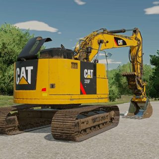 Cat 335F v1.0 FS22 Mod | Farming Simulator 22 Mod