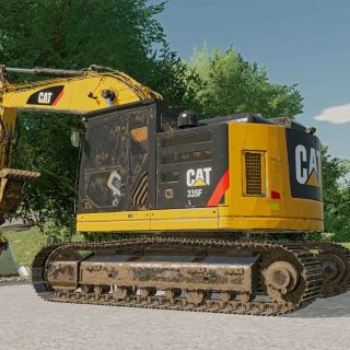Cat 335F v1.0 FS22 Mod | Farming Simulator 22 Mod
