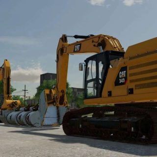 CAT 349 - 352 Next Gen Pack v1.0 FS22 Mod | Farming Simulator 22 Mod