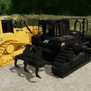 Cat D6T and Accessories v1.1 FS22 Mod | Farming Simulator 22 Mod