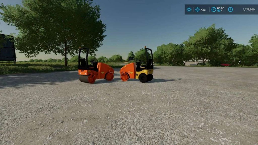 COLAS compactor V1.0 FS22 Mod | Farming Simulator 22 Mod
