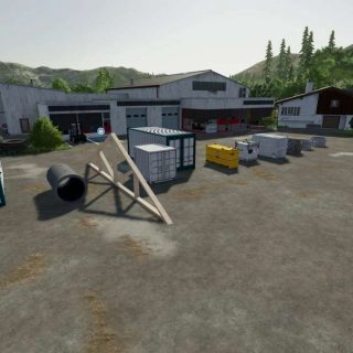 Construction Item Pack v1.0 FS22 Mod | Farming Simulator 22 Mod