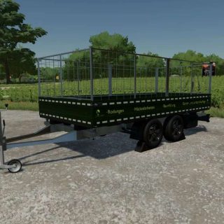 Construction yard Stani trailer v1.0 FS22 Mod | Farming Simulator 22 Mod