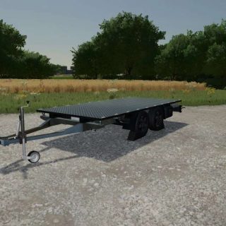 Construction yard Stani trailer v1.0 FS22 Mod | Farming Simulator 22 Mod
