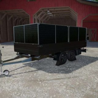 Construction yard Stani trailer v1.0 FS22 Mod | Farming Simulator 22 Mod