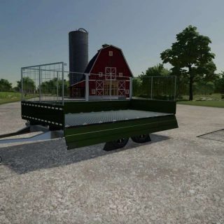 Construction yard Stani trailer v1.1 FS22 Mod | Farming Simulator 22 Mod