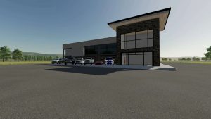 Dealership Building Placeable v1.0 FS22 Mod | Farming Simulator 22 Mod