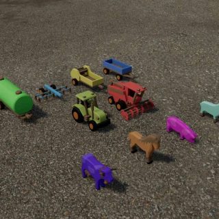 Decorative Collectibles v1.0 FS22 Mod | Farming Simulator 22 Mod
