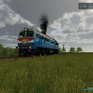 Diesel locomotives of the Lugansk plant v1.0 FS22 Mod | Farming ...