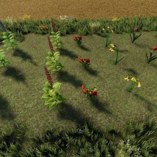 Flower Pack v1.0 FS22 Mod | Farming Simulator 22 Mod