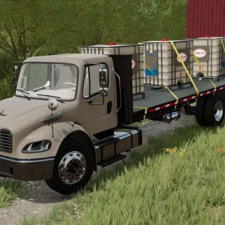 Freightliner M2 Stakebed v1.0 FS22 Mod | Farming Simulator 22 Mod