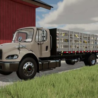 Freightliner M2 Stakebed v1.0 FS22 Mod | Farming Simulator 22 Mod