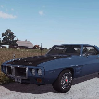 1969 Pontiac Firebird Trans Am v1.0.0.1 FS22 Mod | Farming Simulator 22 Mod