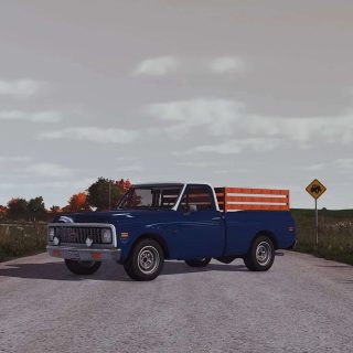 FS22 1972 Chevrolet K10 Custom v1.0.0.1 FS22 Mod | Farming Simulator 22 Mod