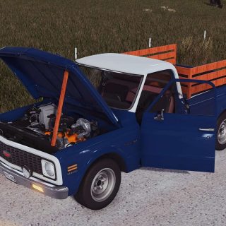 FS22 1972 Chevrolet K10 Custom v1.0.0.1 FS22 Mod | Farming Simulator 22 Mod
