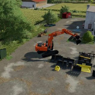 Hitachi OilQuick v1.0 FS22 Mod | Farming Simulator 22 Mod