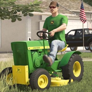 John Deere 110/112 Round Fender v1.0 FS22 Mod | Farming Simulator 22 Mod
