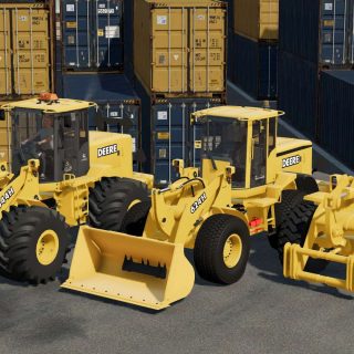 John Deere Wheel Loaders Pack v1.0 FS22 Mod | Farming Simulator 22 Mod