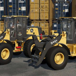 John Deere Wheel Loaders Pack v1.0 FS22 Mod | Farming Simulator 22 Mod