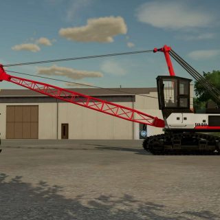 Link Belt 4040 Grapple Yarder v1.0 FS22 Mod | Farming Simulator 22 Mod