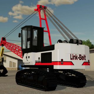 Link Belt 4040 Grapple Yarder v1.0 FS22 Mod | Farming Simulator 22 Mod