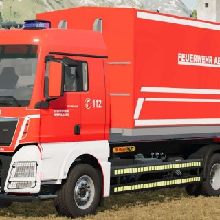 MAN TGX HKL Fire Truck & Containers v1.0 FS22 Mod | Farming Simulator ...